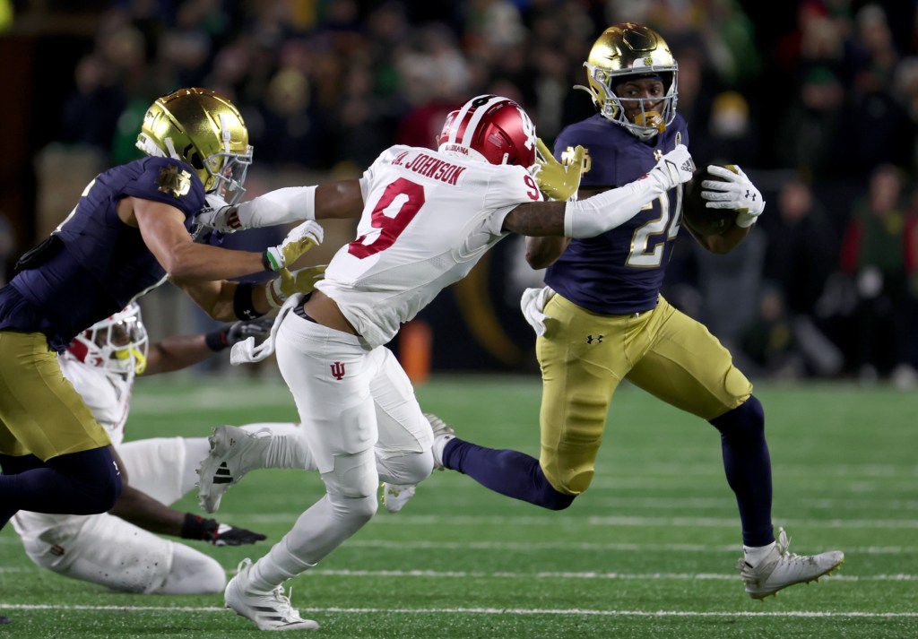 NORTE DAME BATTERS HOOSIERS, ADVANCE TO CFB QUARTERFINALS - JP MEDIA